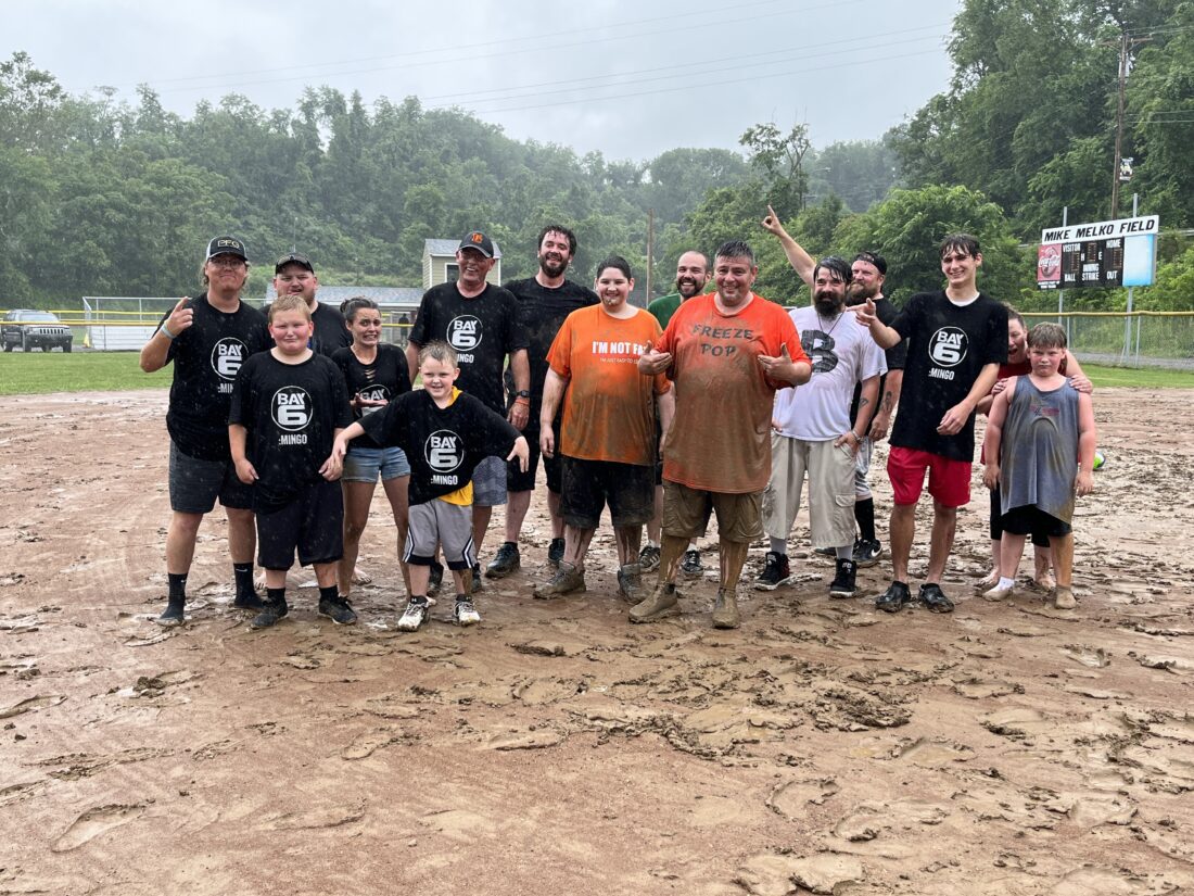 Mingo police-hosted kickball tourney gets muddy | News, Sports, Jobs ...